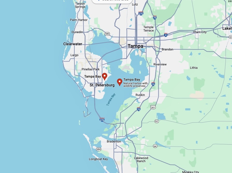 Tampa Bay Map: Navigating the Heart of Florida's Gulf Coast - Seamagazine
